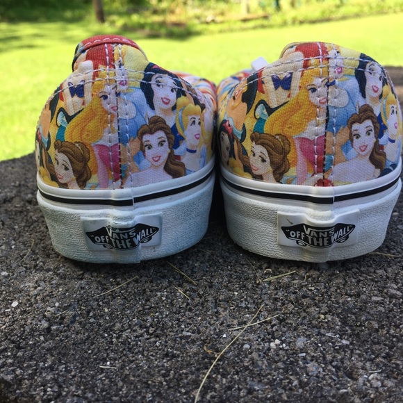 Vans | Shoes | Disney Princess Print Vans | Poshmark